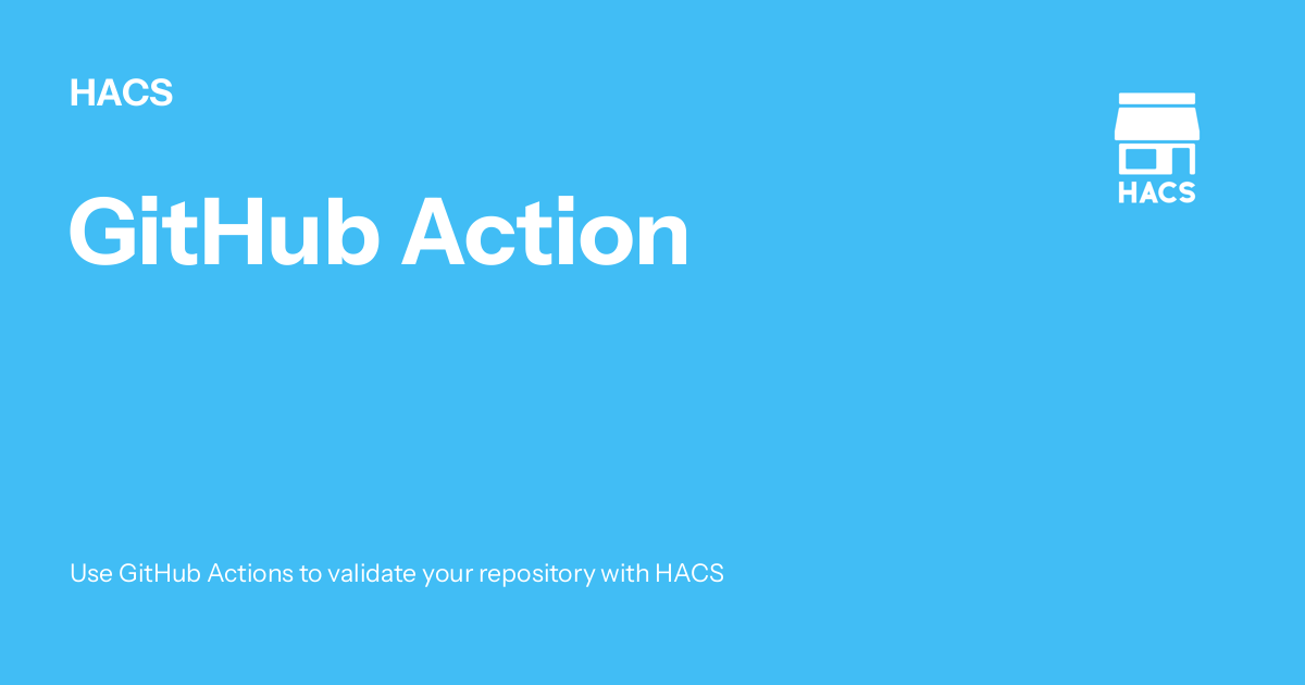 GitHub Action - HACS