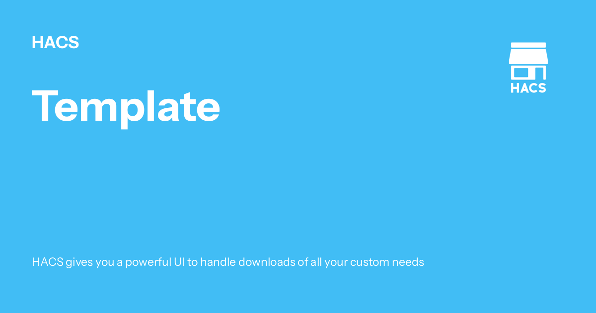 Template - HACS